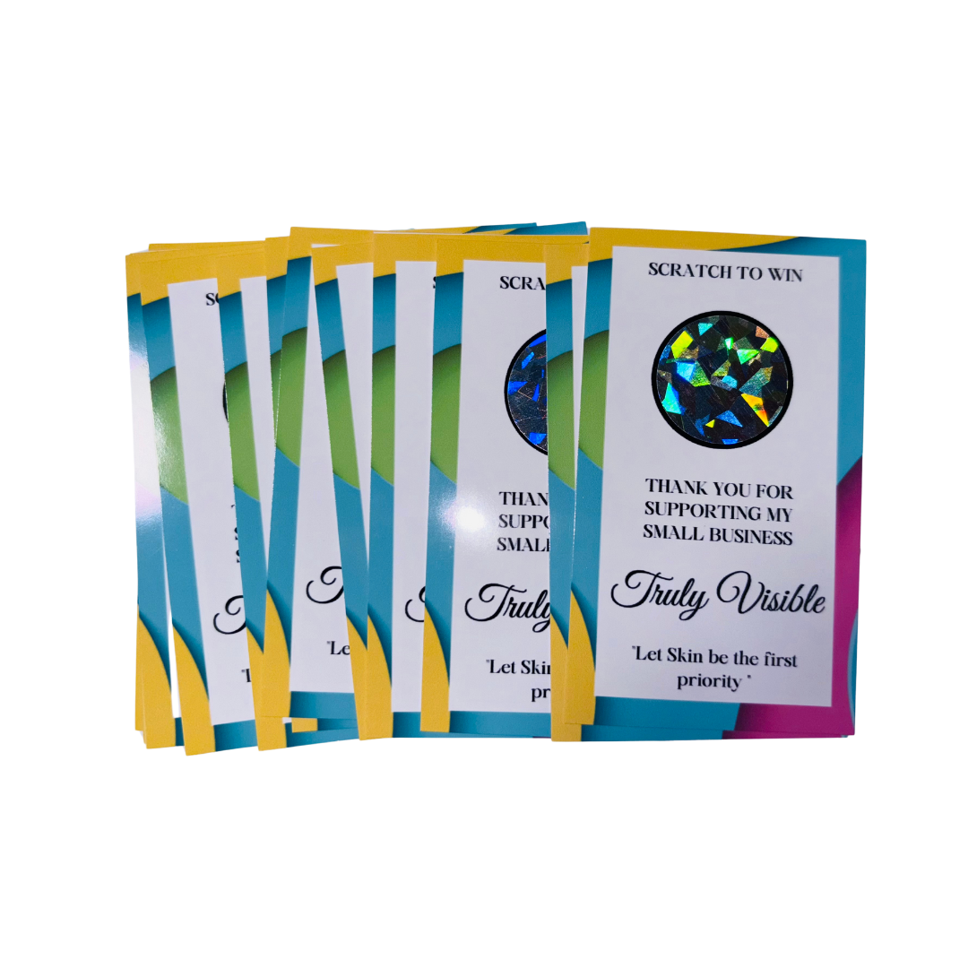 Scratch Off Promo Cards – Product Label Queen